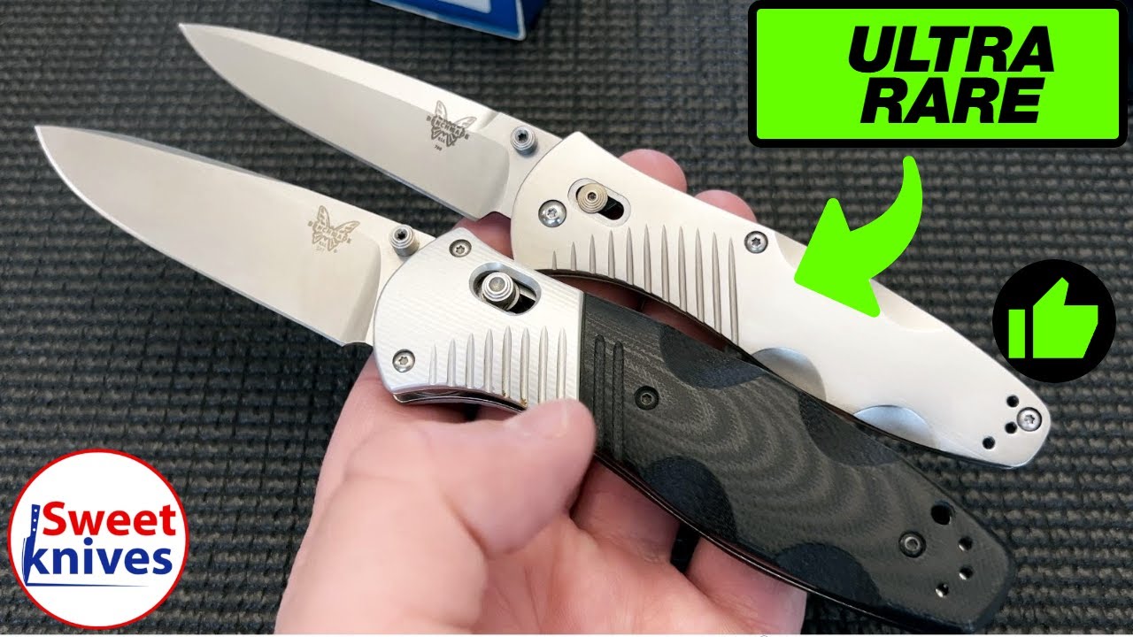 RARE Benchmade 780 AXIS Linerless Osborne - One of a kind Knife - YouTube