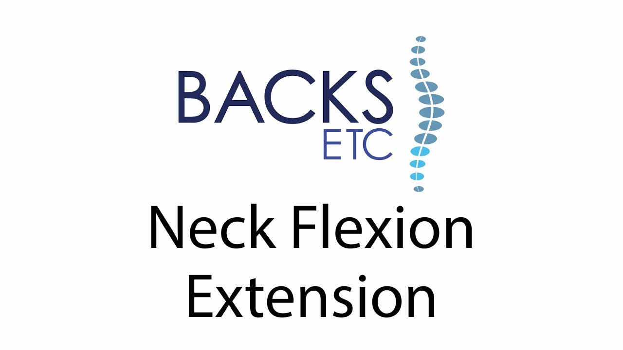 neck flexion extension - YouTube