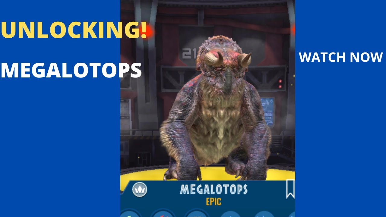 Roaring Achievement: Megalotops Unlocked in Jurassic World Alive - YouTube
