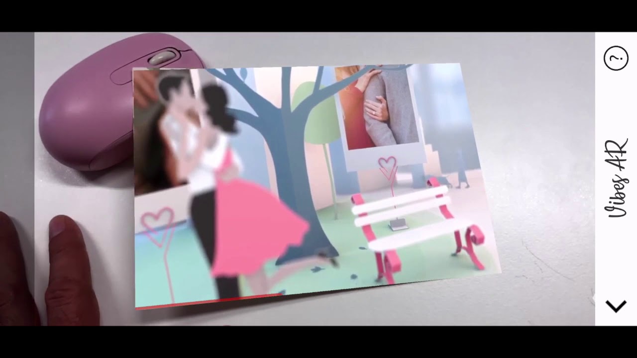 Augmented Reality Wedding Invitation Option A -by MiMo Labs - YouTube