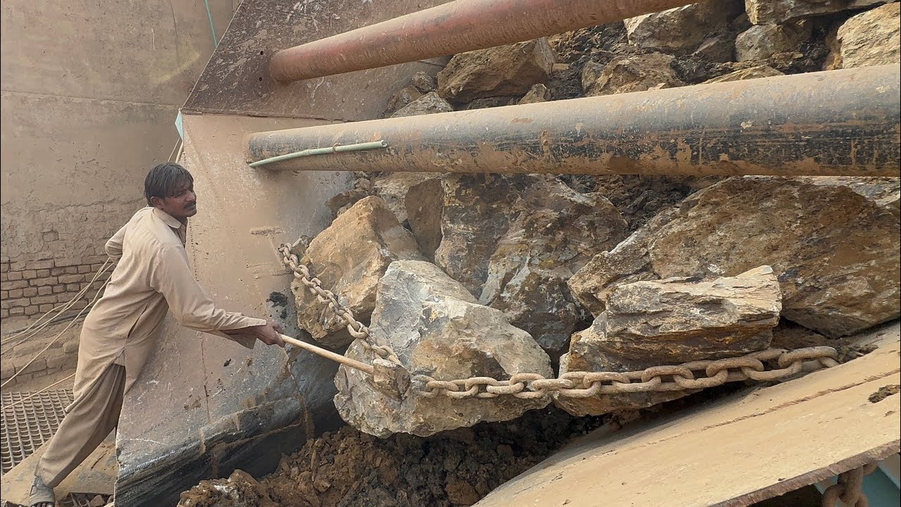 “Only Hard Stone Crushing Work | Extreme Rock Breaking Compilation ...
