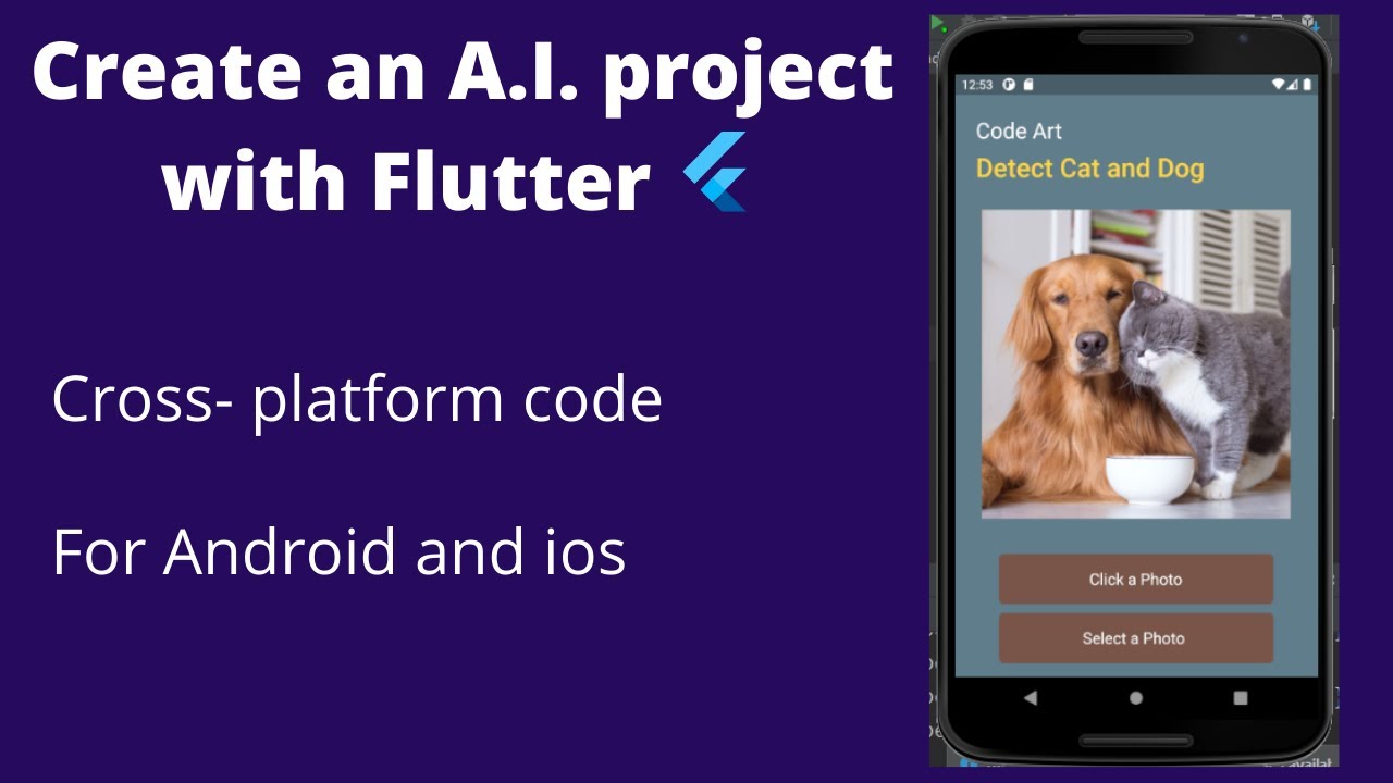 Flutter Application Tutorial Create A Flutter App With Ai Model Step 5519