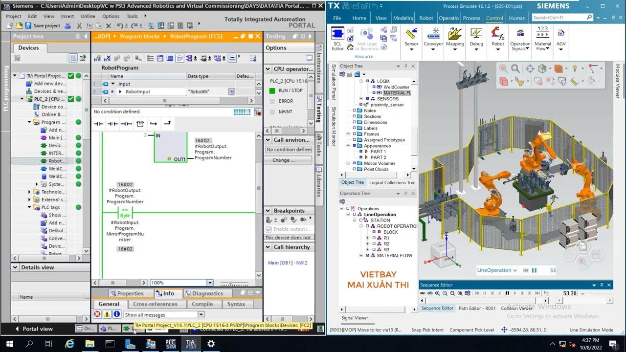 [Tecnomatix Process Simulate] Vận hành ảo với Tecnomatix Process ...