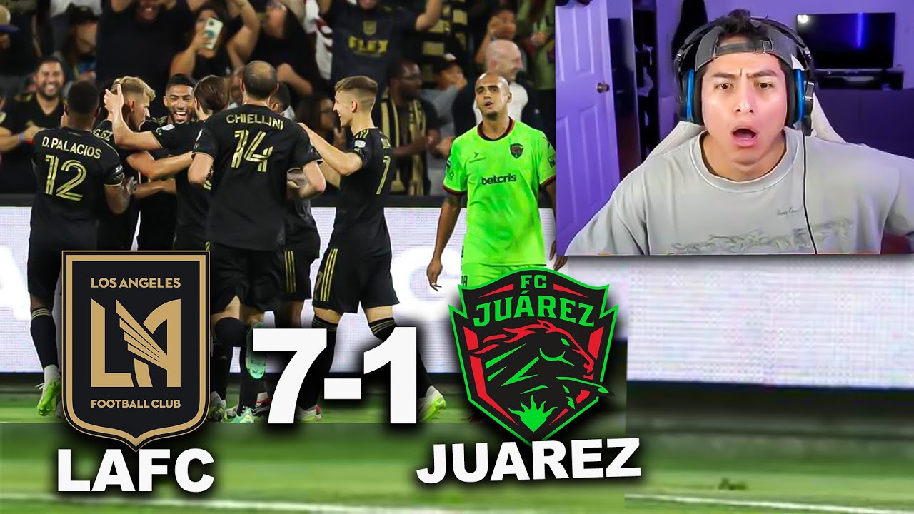 LAFC 7-1 JUAREZ | VERY CLOSE GAME.... LMAOO *FULL GAME REACTION - YouTube