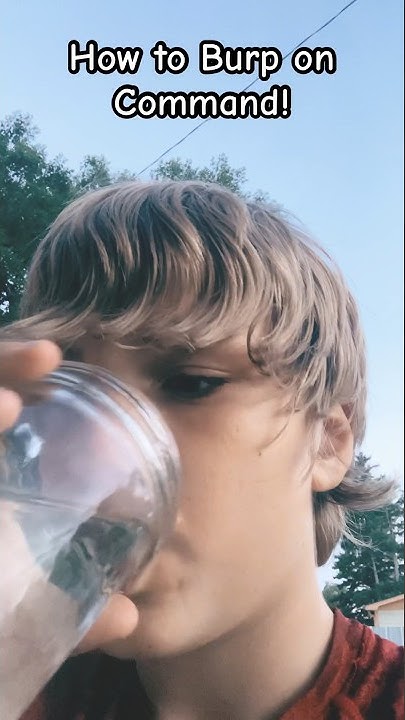 How to Burp on Command! #youtubeshorts - YouTube