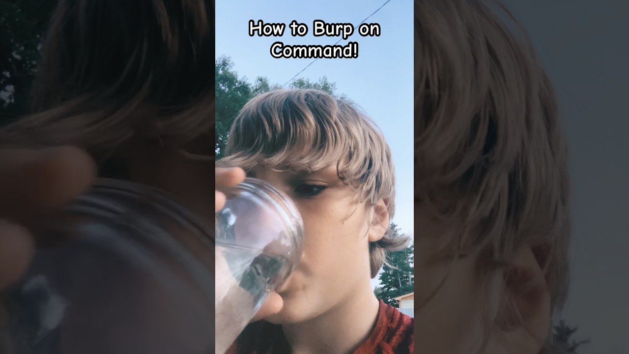 How to Burp on Command! #youtubeshorts - YouTube