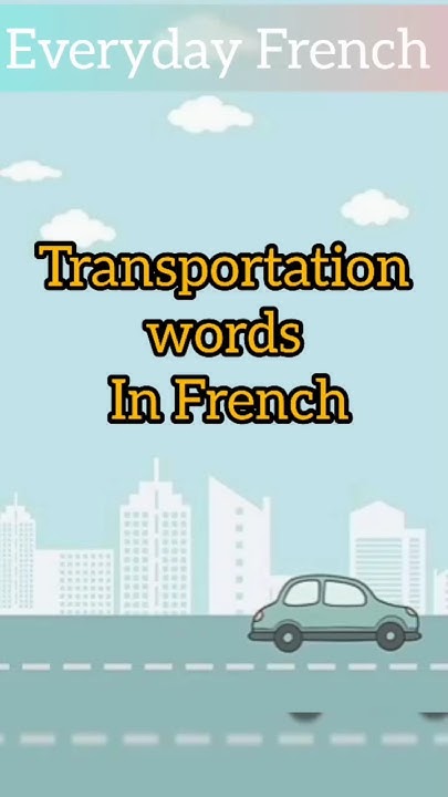 transport words in French language #transport #french #shorts - YouTube