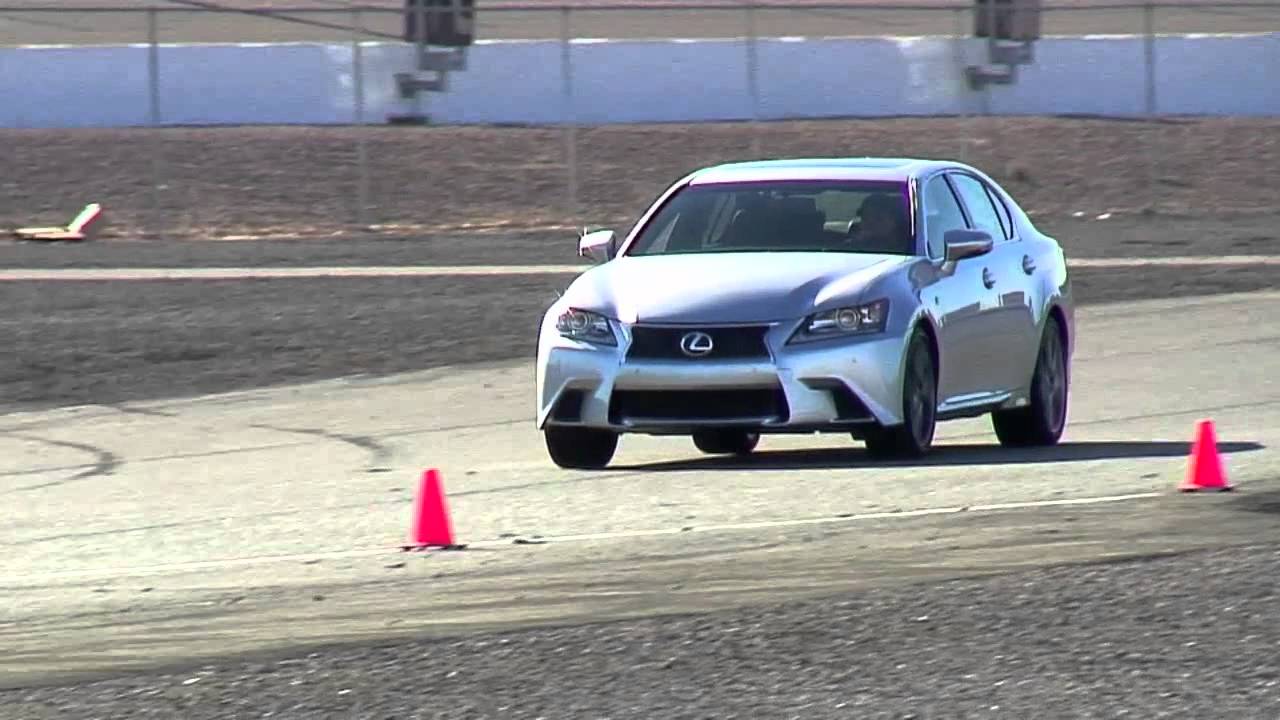 2013 Lexus GS On The Las Vegas Race Track - YouTube