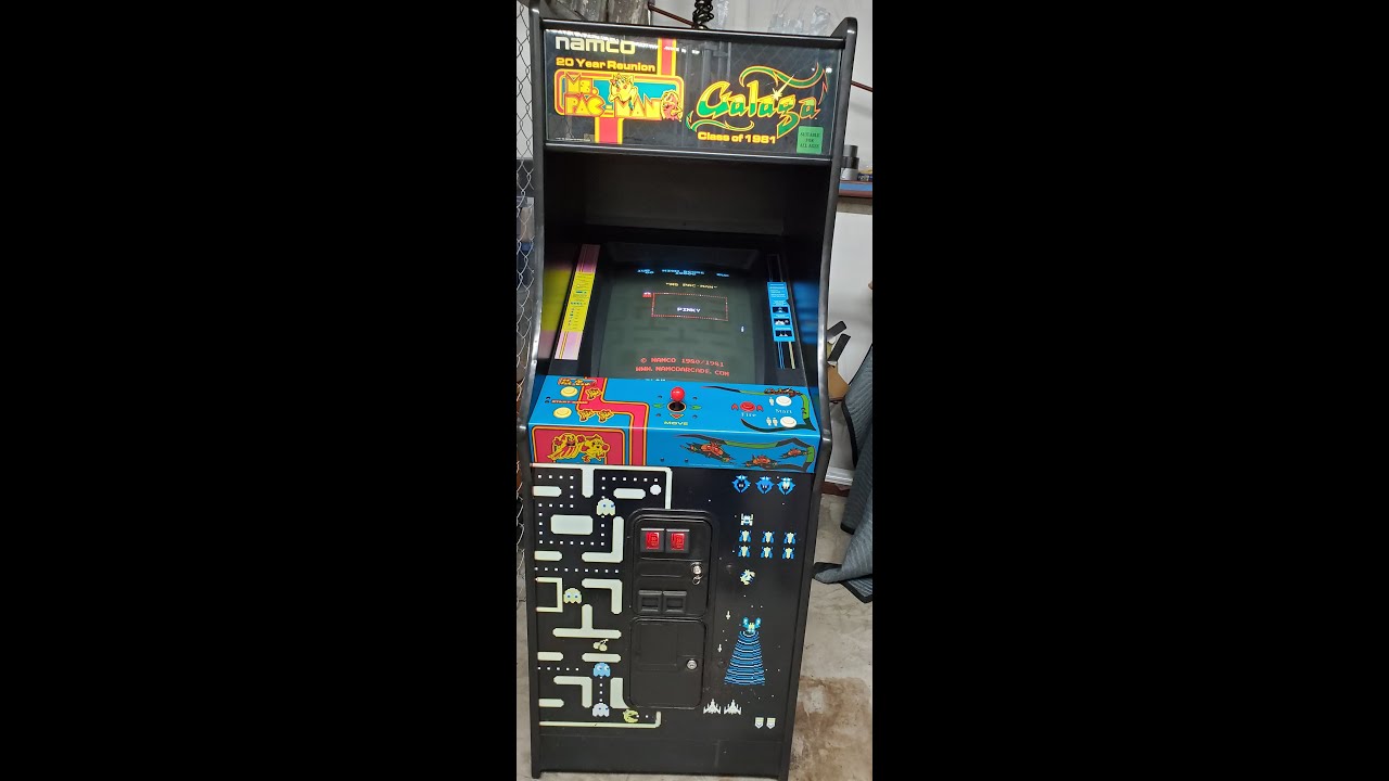 Namco Ms Pacman / Galaga Class of '81 20th Class Reunion demo - YouTube