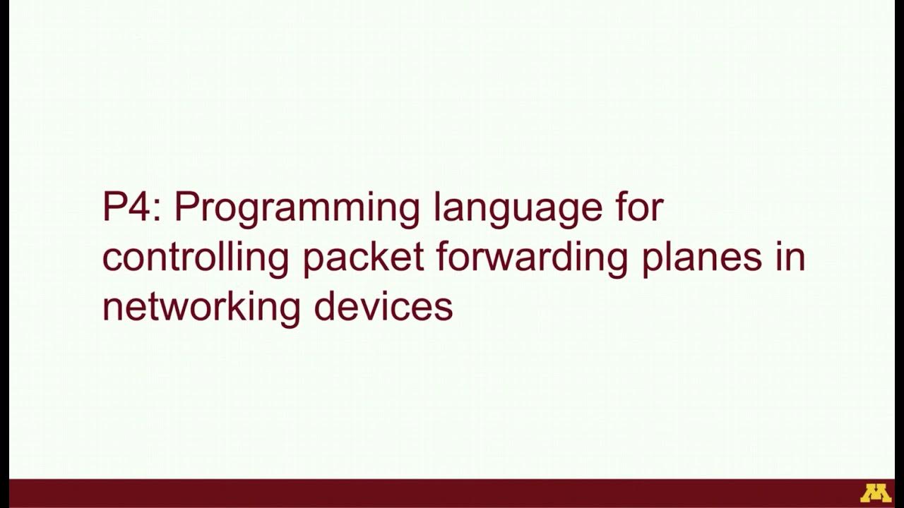 Mininet, OVS and P4 tutorial - YouTube