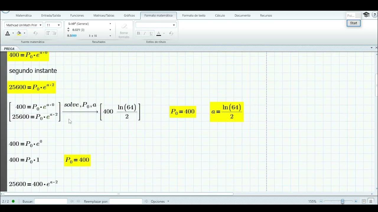 Resolviendo Logaritmos Con Mathcad Prime Youtube