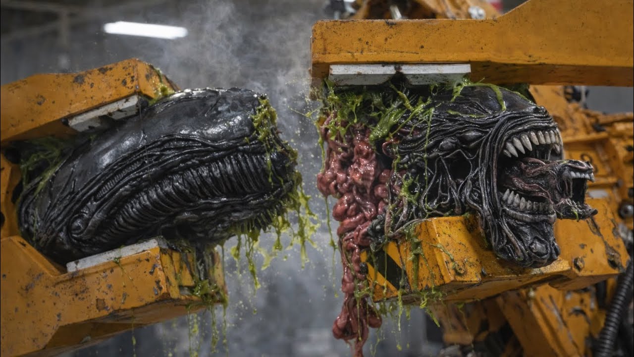 ALIENS Power Loader in Real Life: Full Destruction from Every Camera ...