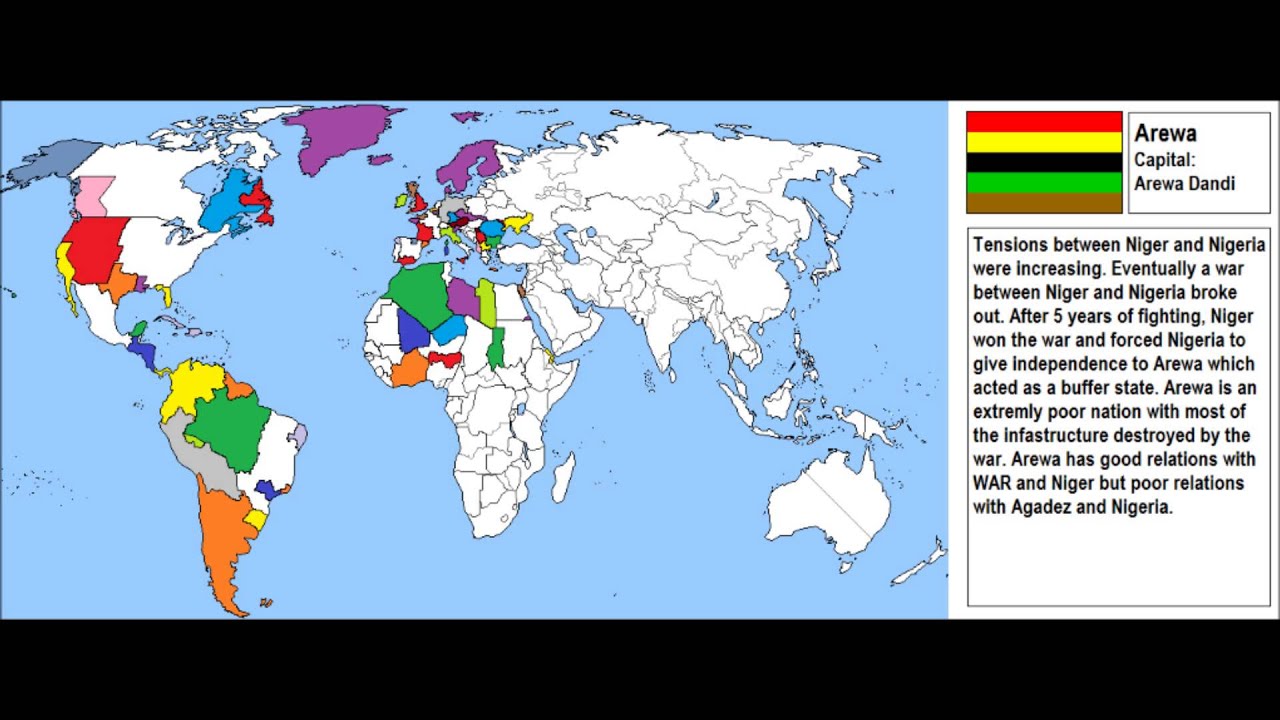 Alternate Map of the World Part 8 - YouTube