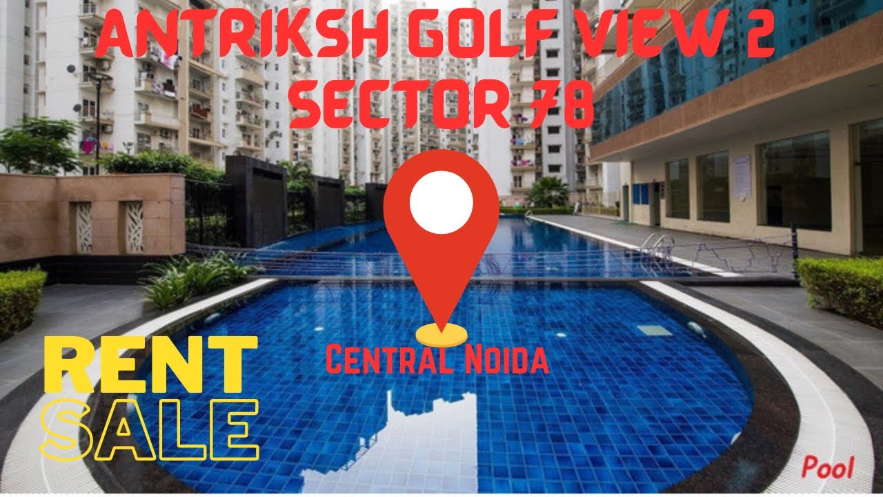 Antriksh Golf view ll / 1345sqft , 3bhk /Rent/ Purchase - YouTube