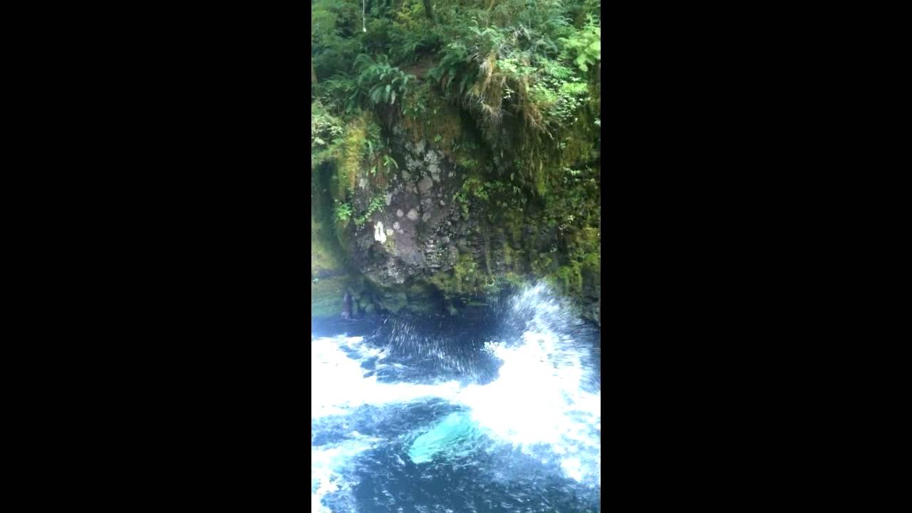 INSANE CLIFF DIVING GAINERS - Oregon (Punchbowl Falls) - YouTube