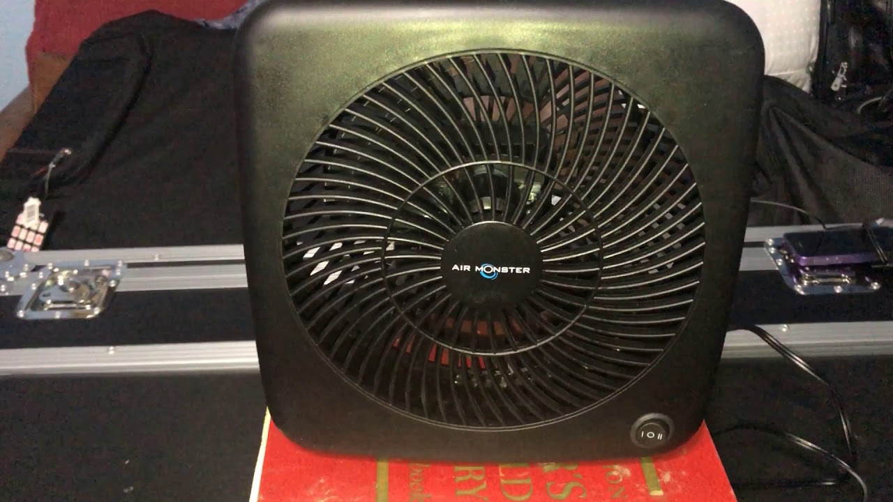 8” Air monster box fan - YouTube