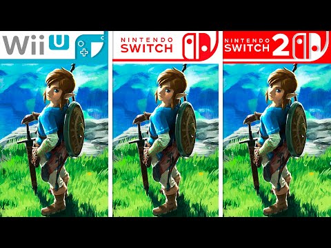 Zelda Breath of the Wild | WiiU - Switch - Switch 2 | Final Graphics Comparison