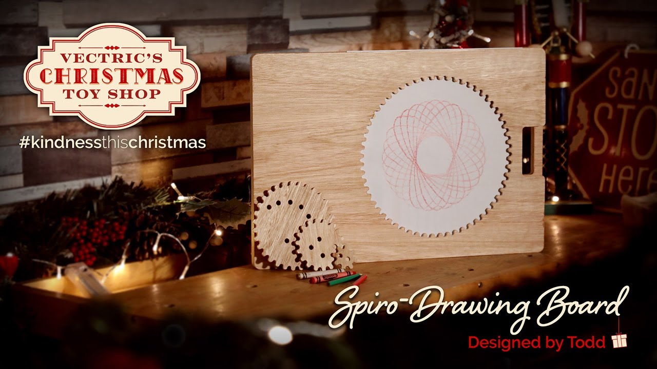 Spiro Drawing Board with Todd | Vectric's Christmas Toy Shop | Day 1 ...