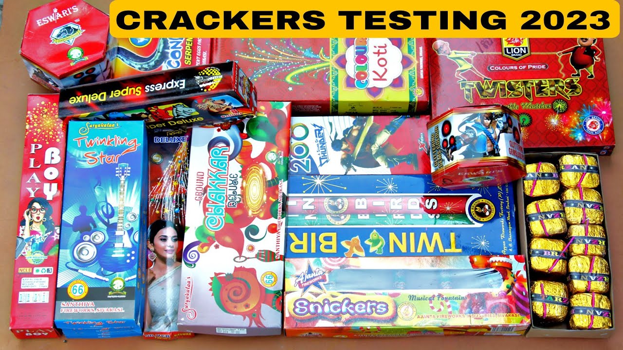 Different types of Crackers Testing 2023 | Diwali Crackers Testing ...