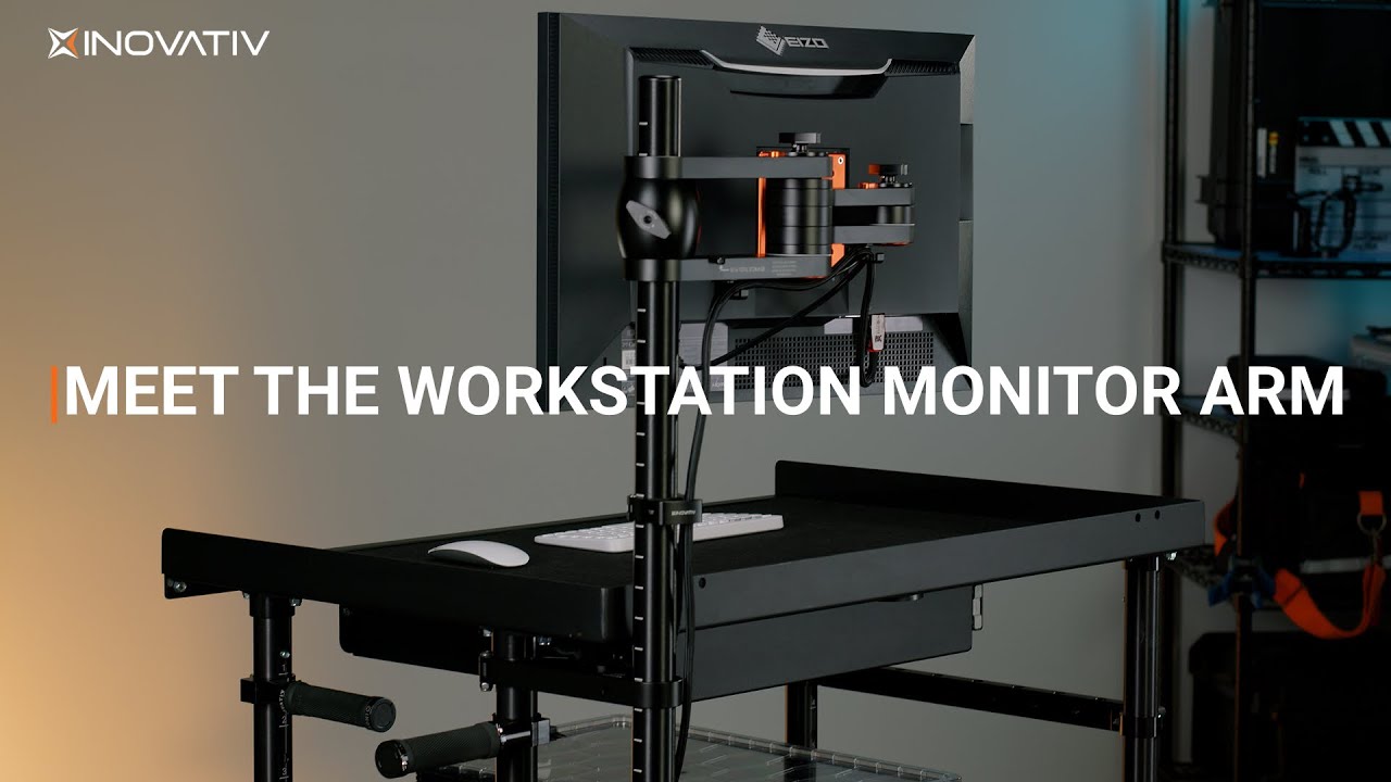Meet the Workstation Monitor Arm System - YouTube