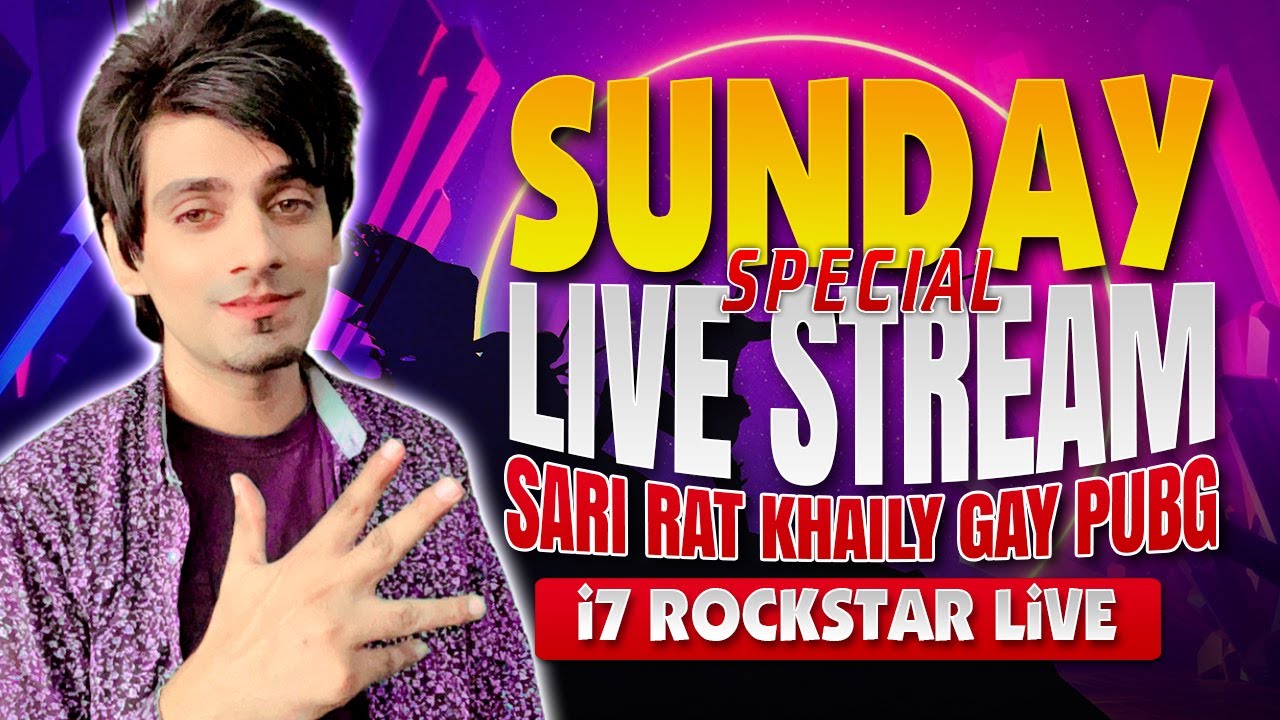 Sunday Special Live Stream | Pubg Live - YouTube