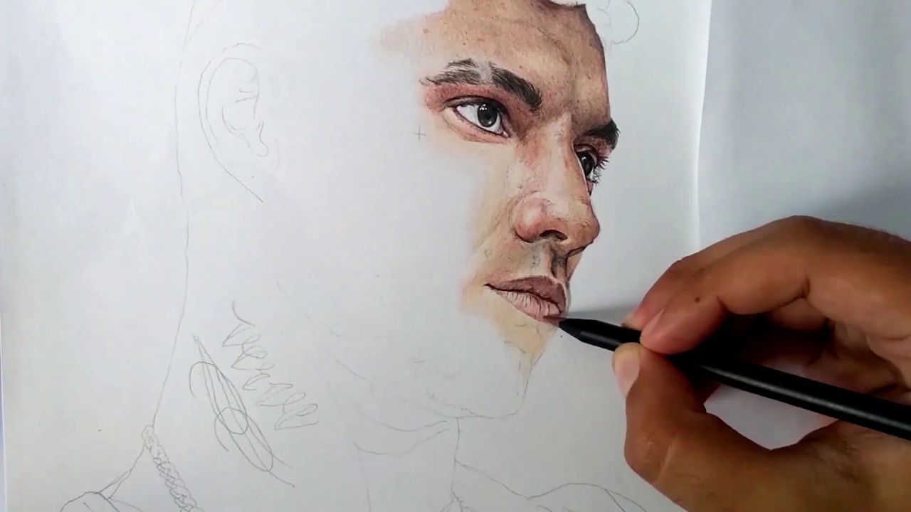 Desenhando Filipe Ret - Drawing Filipe Ret - YouTube