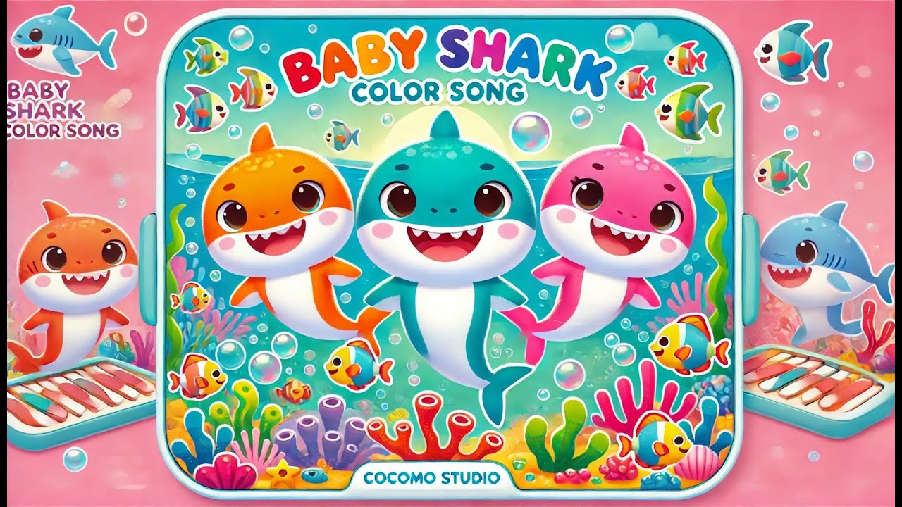 Baby Shark's Coloring Fun and more | Learn Colors | +Compilation ...