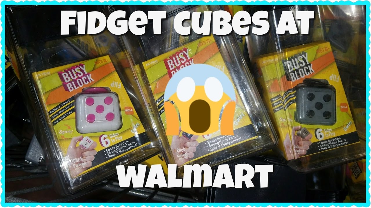 FIDGET CUBES AND NICKELODEN SLIME AT WALMART - YouTube