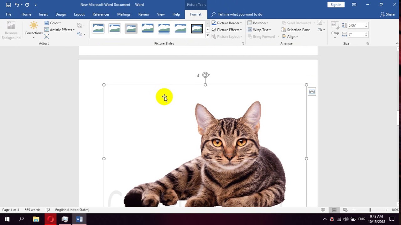 How to insert an online picture in Microsoft Word - YouTube
