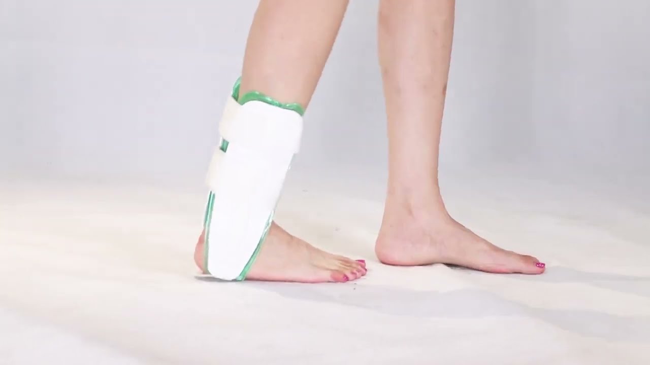 Plastic Airgel ankle support brace aircast ankle brace orthosis - YouTube