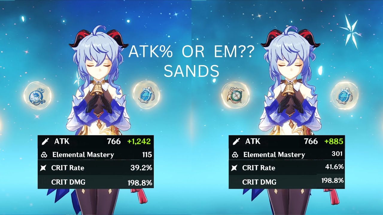 GANYU MELT!! ATK% OR EM SANDS BUILD?? GENSHIN IMPACT - YouTube