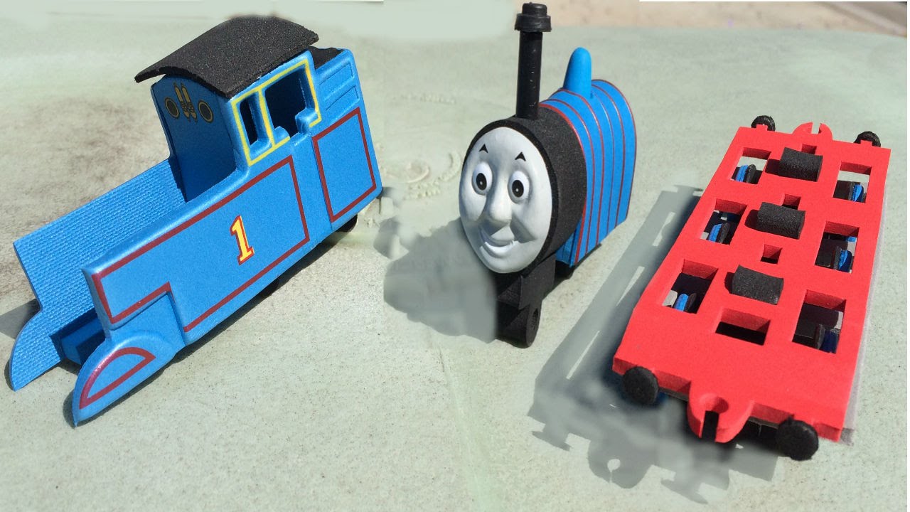 Thomas and Friends Sponge Train that You Build like Mega Bloks or Lego ...