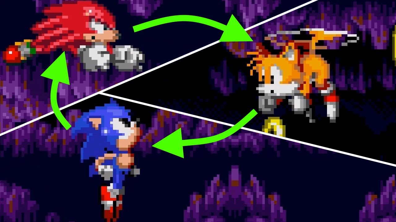 Multi-Character ~ Sonic 2 mods ~ Gameplay - YouTube