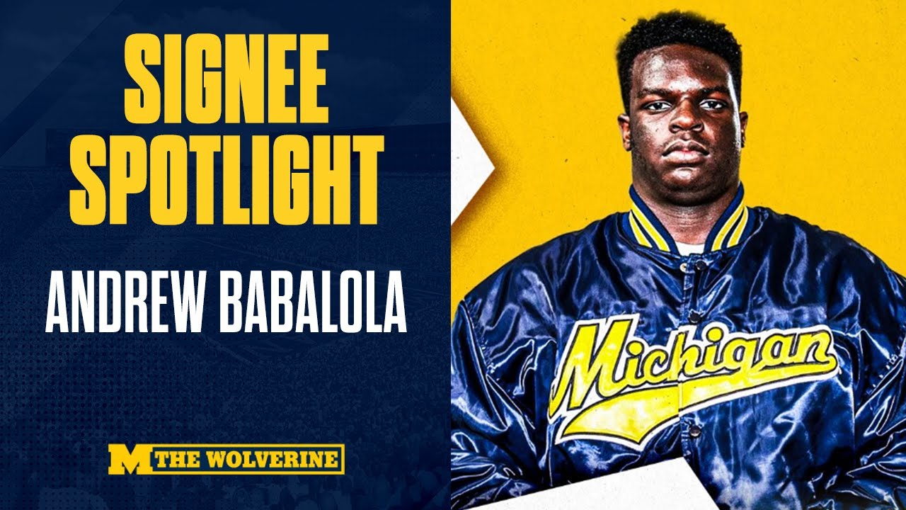 EXCLUSIVE: Q&A with 5-star Michigan OT Signee Andrew Babalola I #GoBlue ...