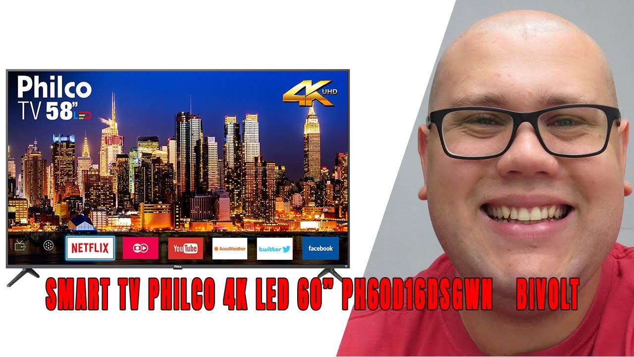 Smart TV Philco 4K Led 60” PH60D16DSGWN Bivolt - YouTube