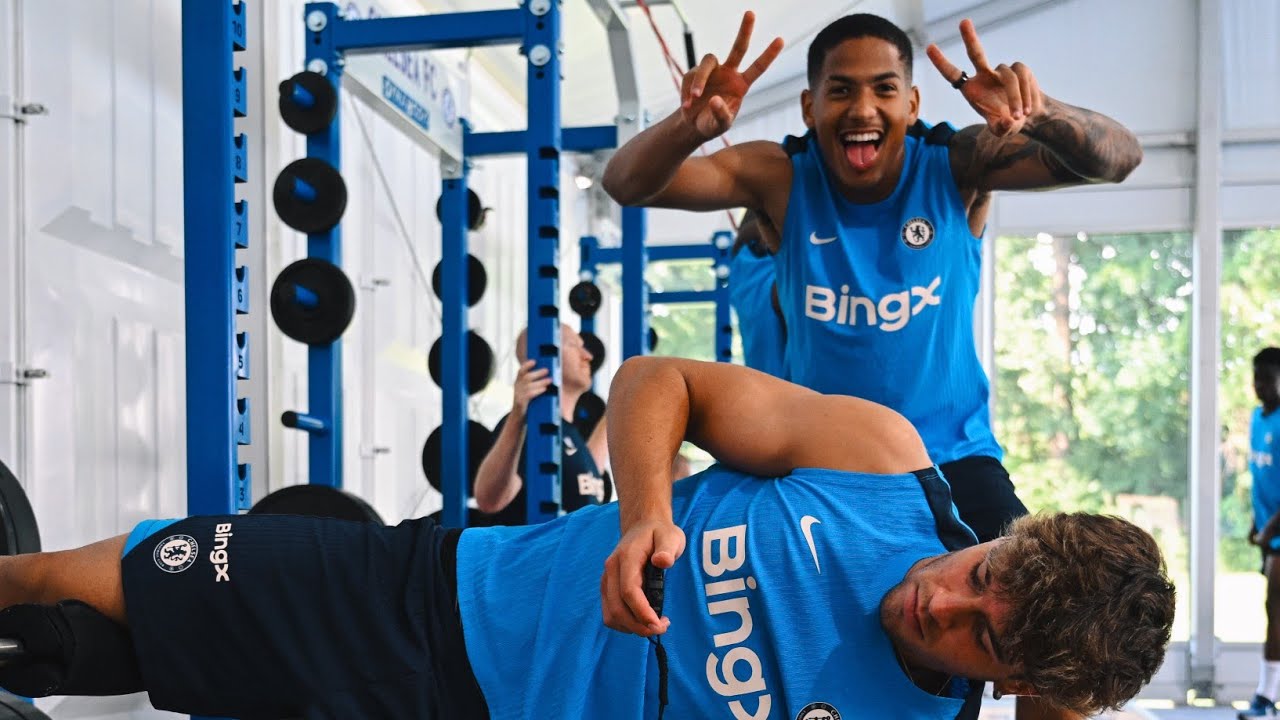 RECOVERY MODE 🔥🔥 Chelsea GYM SESSION Ahead Of Real Madrid Clash - YouTube