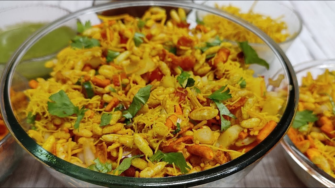 सिर्फ 5 मीनट मे बनाये चटपटी भेल | Bhel | Indian Street Food | How To ...