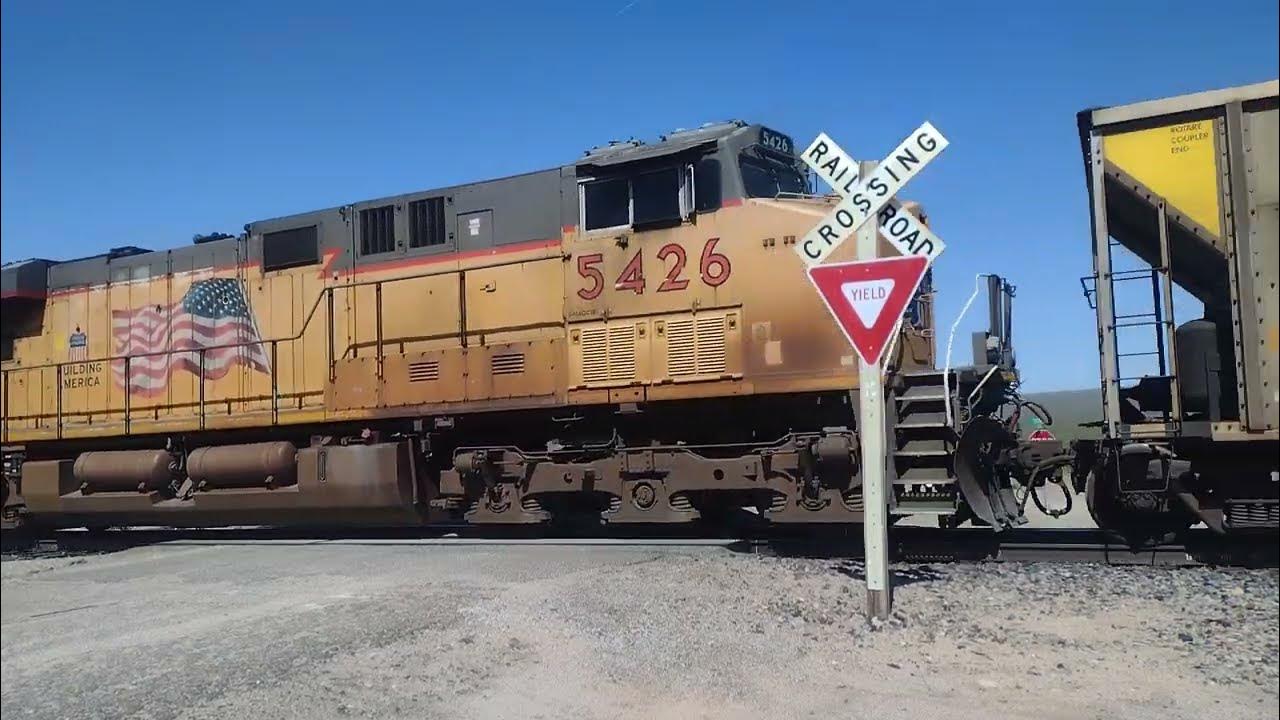 WB UP Loaded Coal Train Feat Rear DPU At Chase Ca! (New Location) #bigbossrailfanner - YouTube
