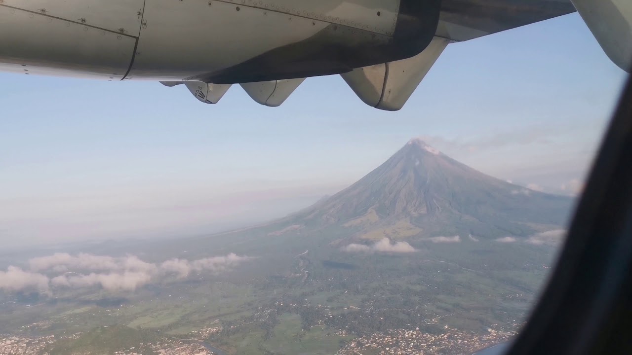 Mt. Mayon (view from the plane window) - YouTube