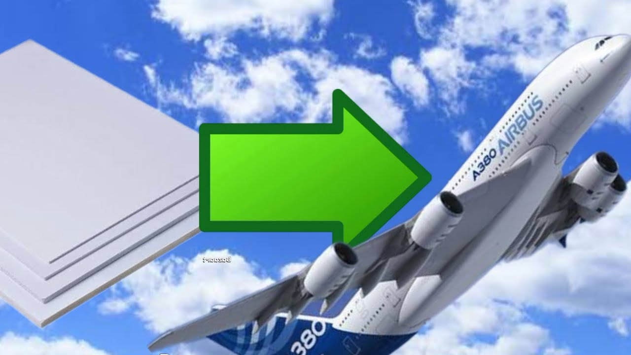 How to easily make a flyable a380 model - YouTube