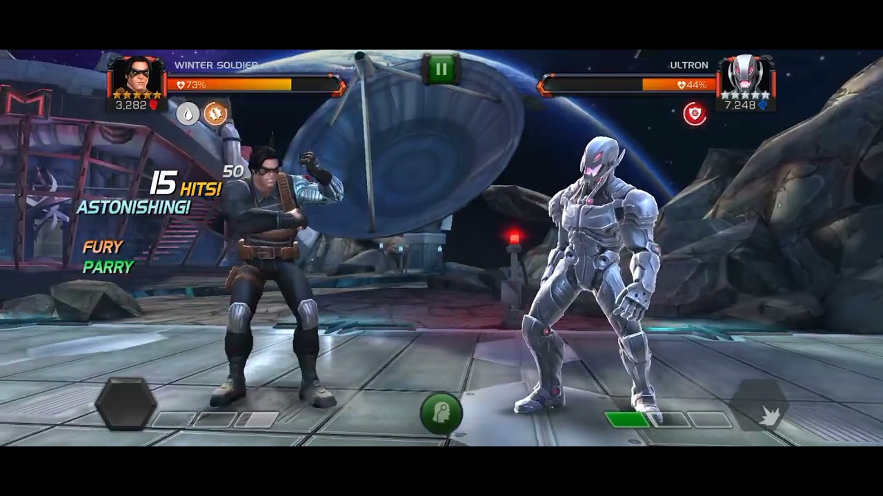 Bucky(Winter Soldier) vs Ultron | Marvel Contests of Champions - YouTube