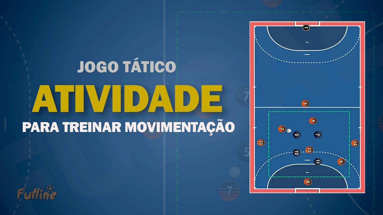 ATIVIDADE para treinar passe e movimentação no futsal - YouTube