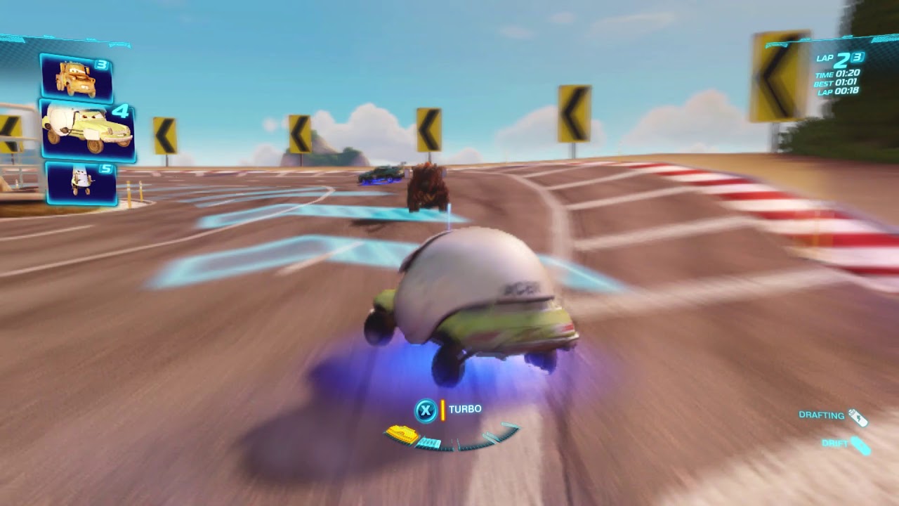 Cars 2: The Video Game | Gunner Acer - Mountain Run | WhitePotatoYT ...