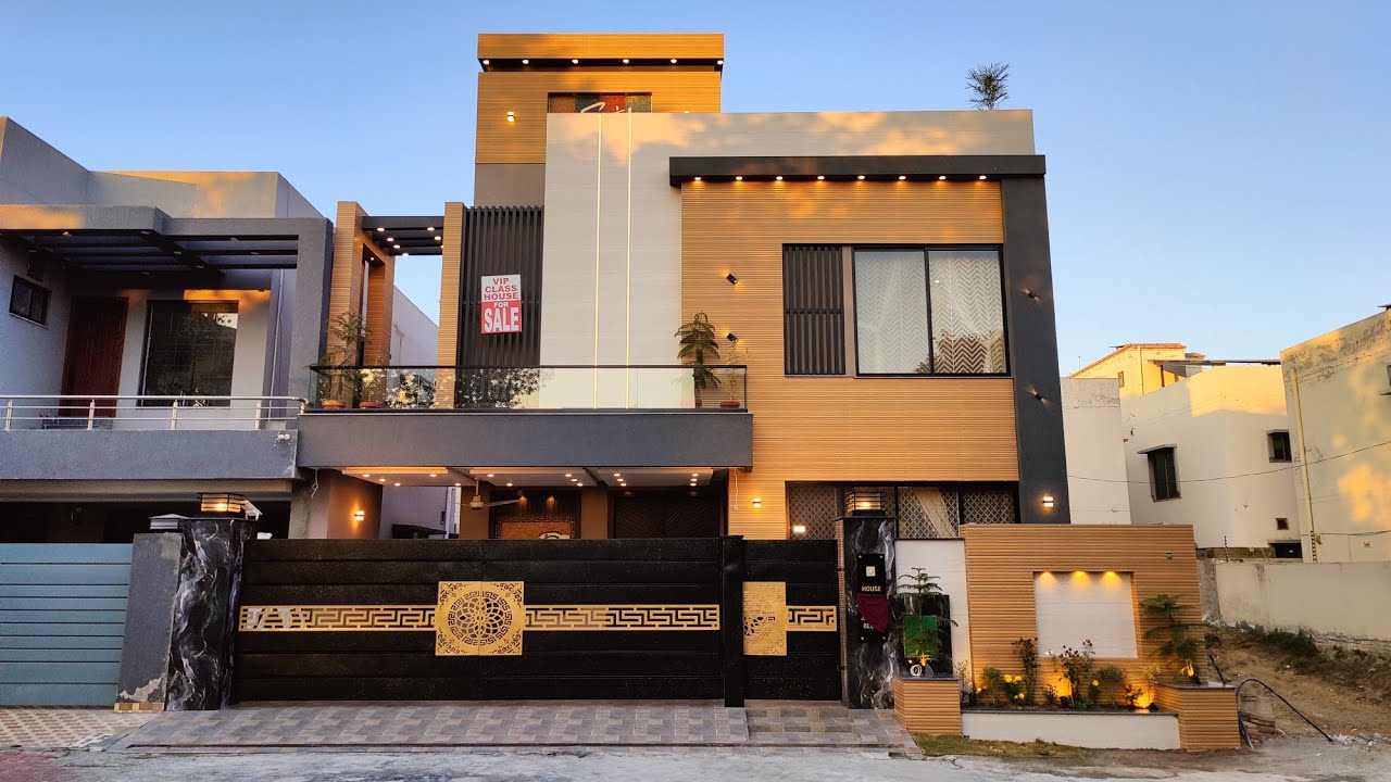 Grand Mosque 10 Marla Modren Brand New Luxury Design House Sale Bahria ...