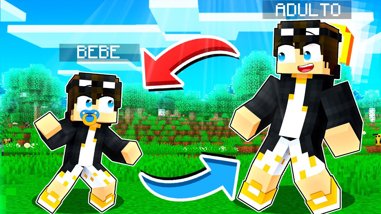De Adulto A Um BebÊ No Minecraft Youtube