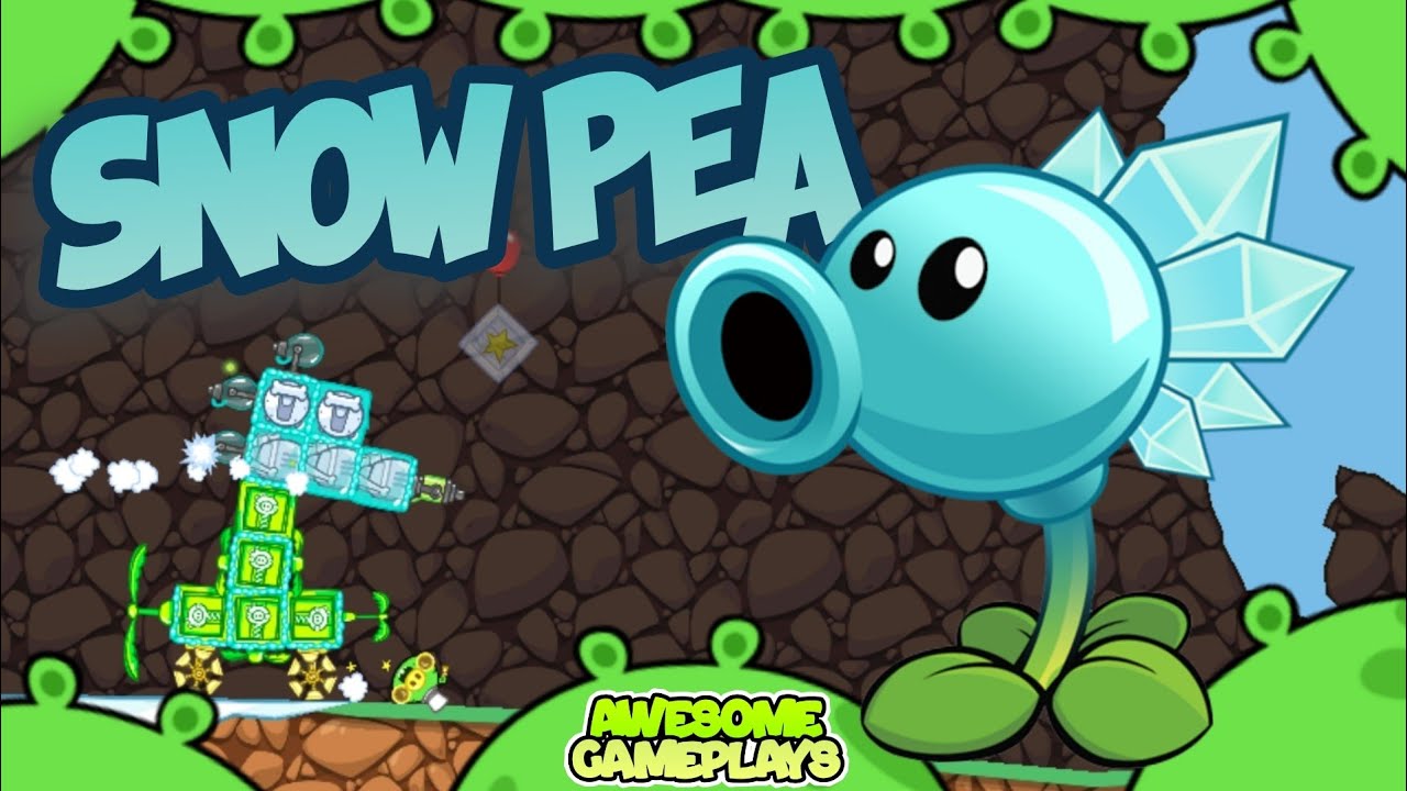 SNOW PEA! (from PLANTS VS ZOMBIES) - Bad Piggies Inventions - YouTube