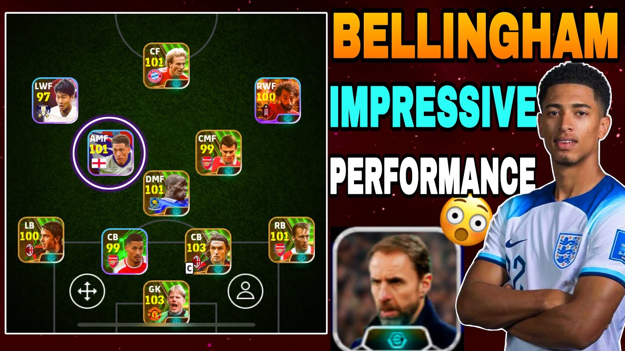 England Pack Bellingham Impressive Performance | 4123 Southgate Manager ...