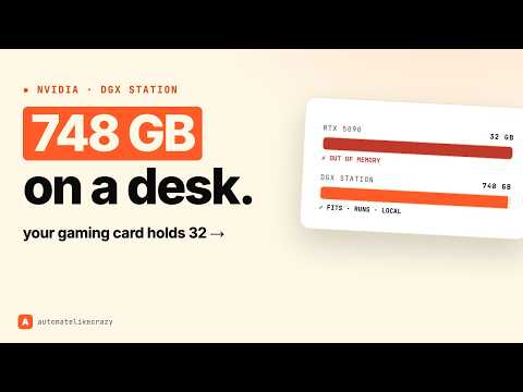 NVIDIA Put 748GB on a Desk — Trillion Parameter Models at Home