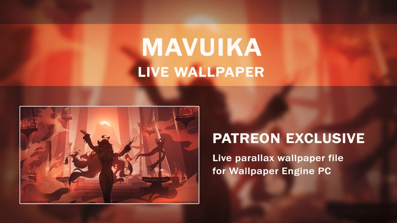 Mavuika live wallpaper - YouTube