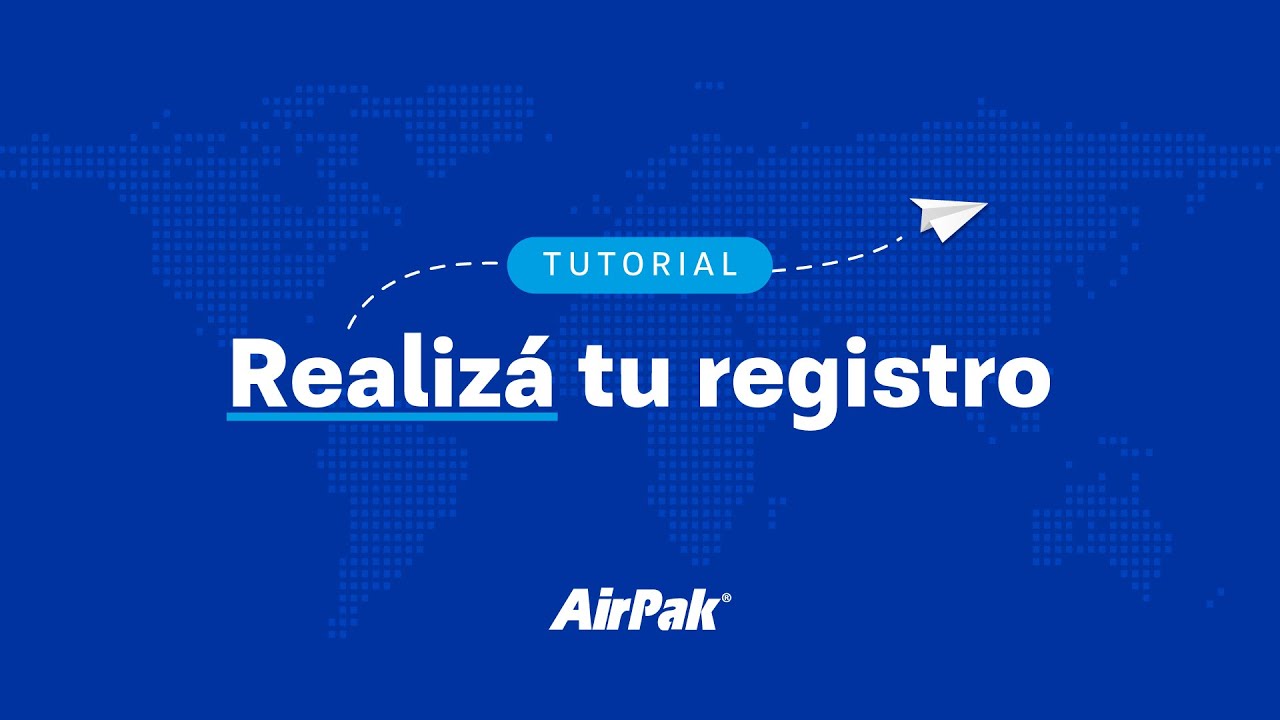 Haz tu registro en airpak.com - YouTube